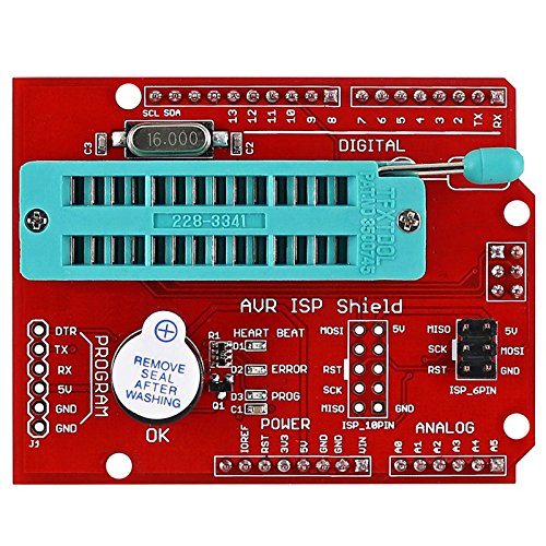 AVR ISP Shield Burning Burn Bootloader Programmer for Arduino ...